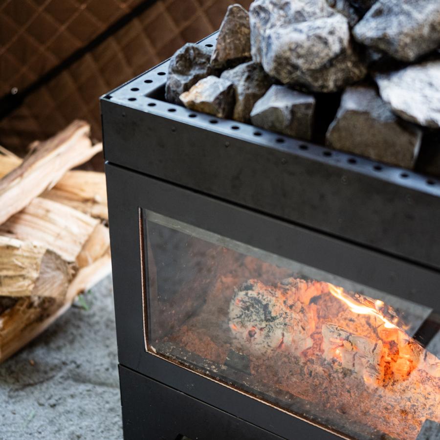 STOKE(ストーク) 2次燃焼 サウナストーブ ハイブリッド ロウリュ オーロラバーン テントサウナ : FIREGRAPHIX - 通販 - Yahoo!ショッピング