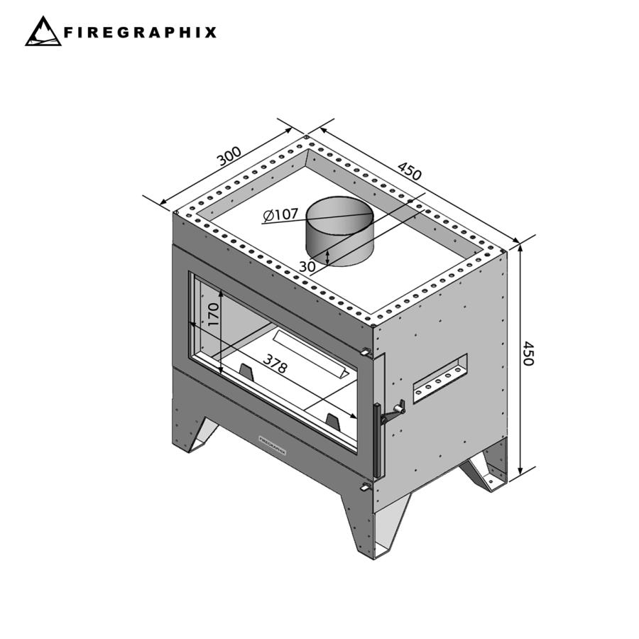 STOKE(ストーク) 2次燃焼 サウナストーブ ハイブリッド ロウリュ オーロラバーン テントサウナ :FGS001:FIREGRAPHIX - 通販 - Yahoo!ショッピング
