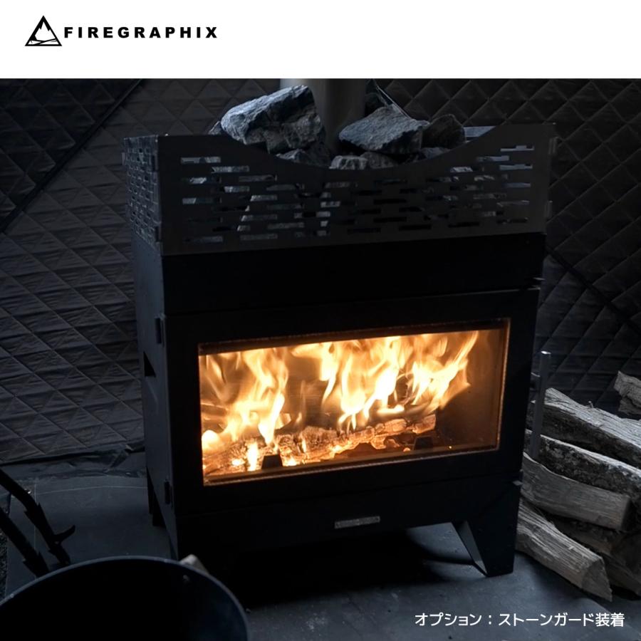 STOKE(ストーク) 2次燃焼 サウナストーブ ハイブリッド ロウリュ オーロラバーン テントサウナ :FGS001:FIREGRAPHIX - 通販 - Yahoo!ショッピング