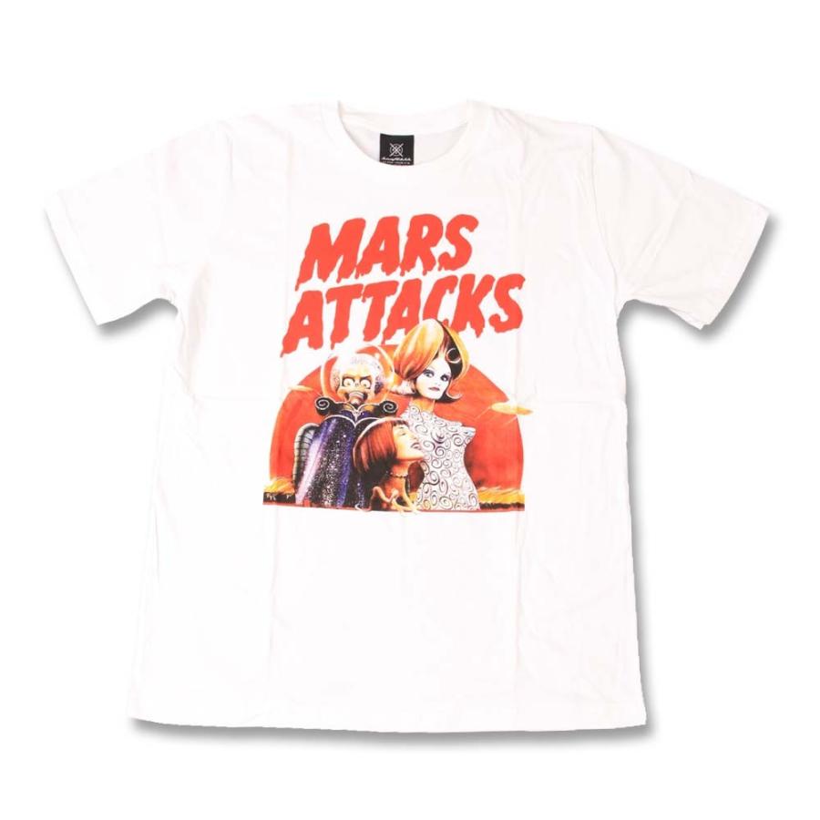 Tシャツ バンドTシャツ ロックTシャツ 半袖 (KR) マーズアタック MARS ATTACKS 3 WHT S/S 白 映画 : First-Line - 通販 - Yahoo!ショッピング