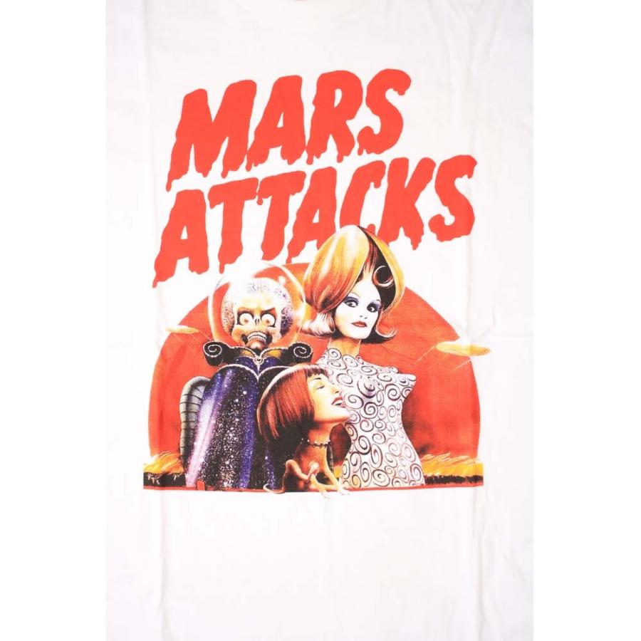 Tシャツ バンドTシャツ ロックTシャツ 半袖 (KR) マーズアタック MARS ATTACKS 3 WHT S/S 白 映画 : First-Line - 通販 - Yahoo!ショッピング