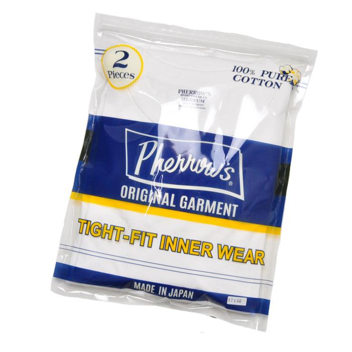 Pherrow's（フェローズ） Tシャツ 2PACK-TEE 国産2枚組パックT : firstadium - 通販 - Yahoo!ショッピング