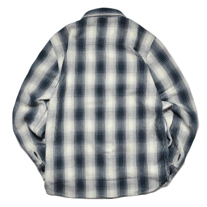 The Flat Head フラットヘッド THE FLAT HEAD ネルシャツ FN-SNR-006L OMBRE NEL SHIRT オンブレーチェックネルシャツ ...