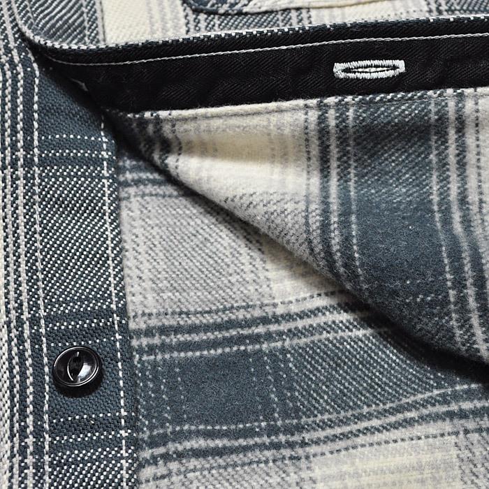 The Flat Head フラットヘッド THE FLAT HEAD ネルシャツ FN-SNR-006L OMBRE NEL SHIRT オンブレーチェックネルシャツ ...