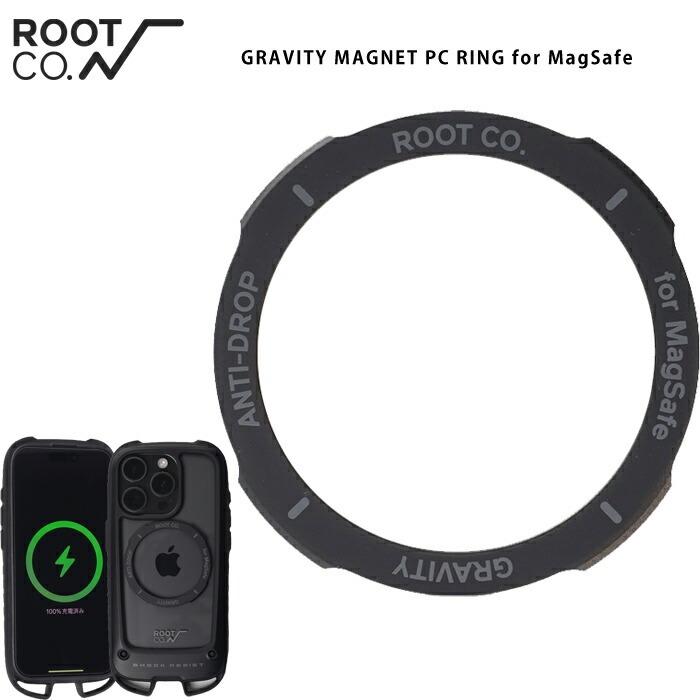 ROOT CO. ルート コー マグネット内蔵型ポリカーボネート製MagSafe対応リング GRAVITY MAGNET PC RING ...