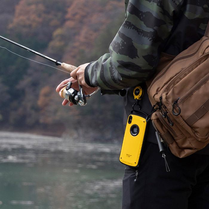 ROOT CO. GRAVITY MAGREEL 360 カラビナ キーホルダー おしゃれ リール マグネット内蔵ホルダー ルートコー 伸びる アウトドア 登山 キャンプ 釣り メンズ ...