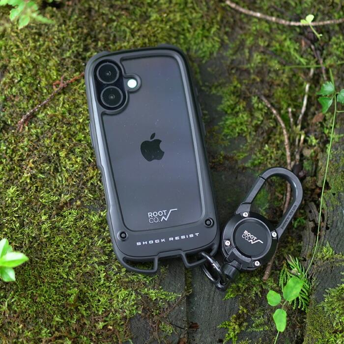 ROOT CO. root co ルートコー iPhone13 iPhone14 iPhone15兼用 GRAVITY Shock Resist Case +Hold. 耐衝撃 アウトドア ...