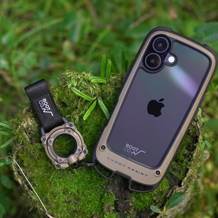 ROOT CO. root co ルートコー iPhone13 iPhone14 iPhone15兼用 GRAVITY Shock Resist Case +Hold. 耐衝撃 アウトドア ...