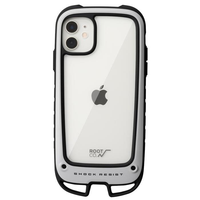 ROOT CO. iPhone11 ケース Gravity Shock Resist Case +Hold. アウトドア 耐衝撃 スマホケース クリア ルートコー : firstadium ...