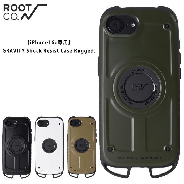 ROOT CO. root co ルートコー iPhone16e GRAVITY Shock Resist Case Rugged. 耐衝撃 アウトドア : firstadium - 通販 ...