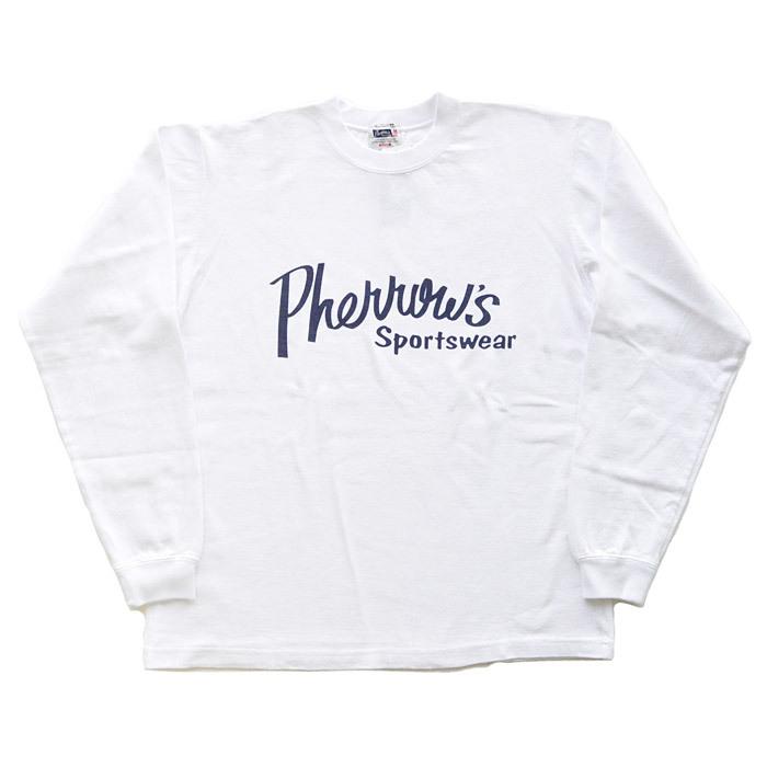 Pherrow's フェローズ Tシャツ PLT1 LONG L/SプリントTシャツ 長袖 ロゴ ロンT アメカジ メンズ : firstadium - 通販 - Yahoo!ショッピング