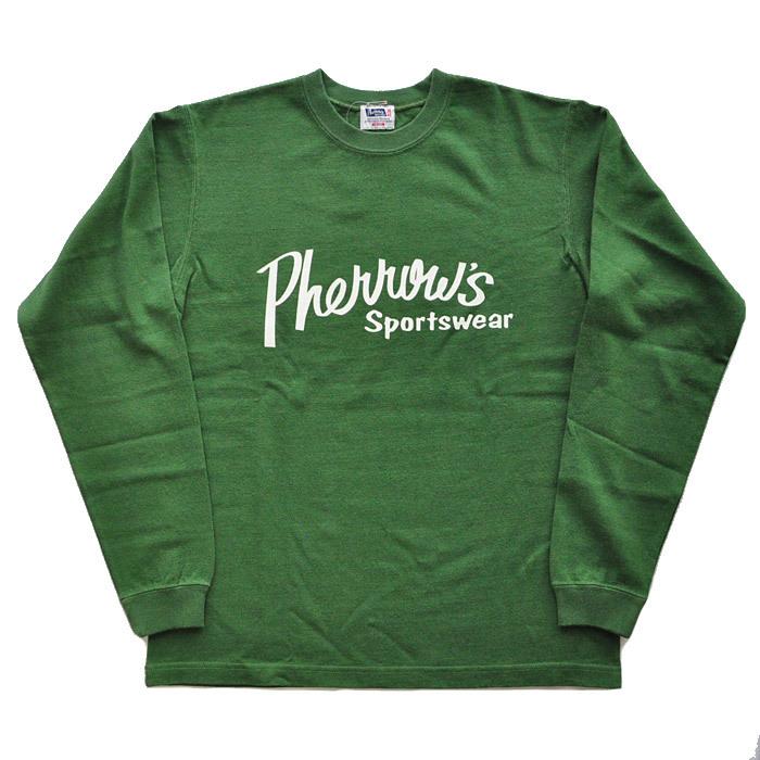 Pherrow's フェローズ Tシャツ PLT1 LONG L/SプリントTシャツ 長袖 ロゴ ロンT アメカジ メンズ : firstadium - 通販 - Yahoo!ショッピング