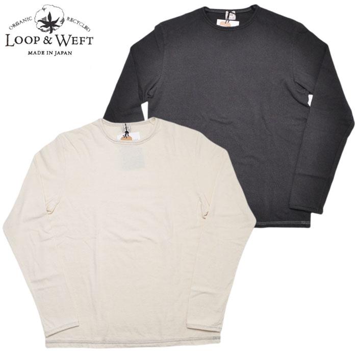 LOOP&WEFT ループアンドウェフト Tシャツ RECYCLED NEP PLATING DOT SEAM L/S CREWNECK LRC1090 : firstadium - 通販 ...