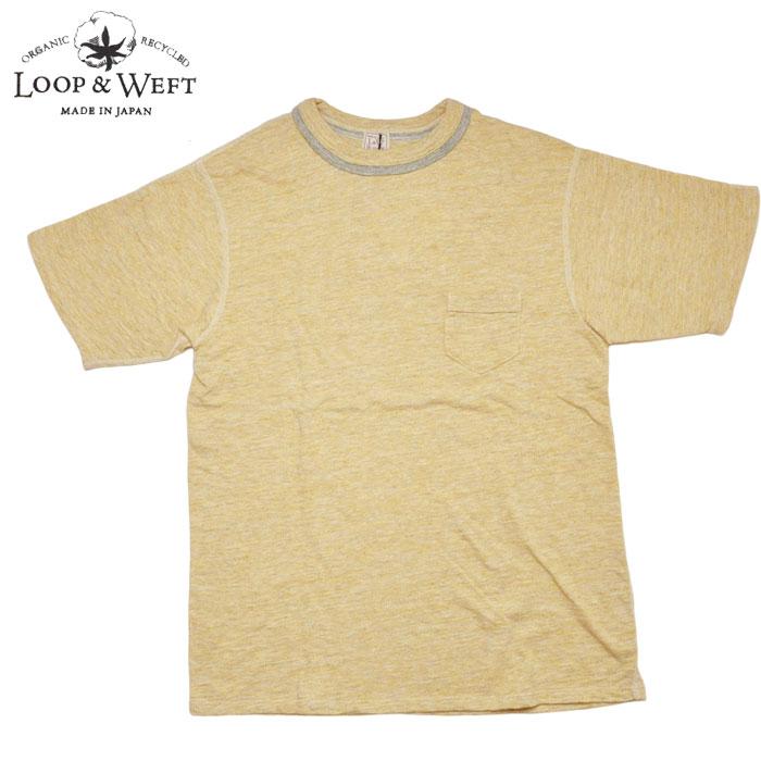 LOOP&WEFT ループアンドウェフト Tシャツ HEATHER SLUB COTTON DOUBLE BINDER POCKET : firstadium - 通販 - Yahoo!ショッピング