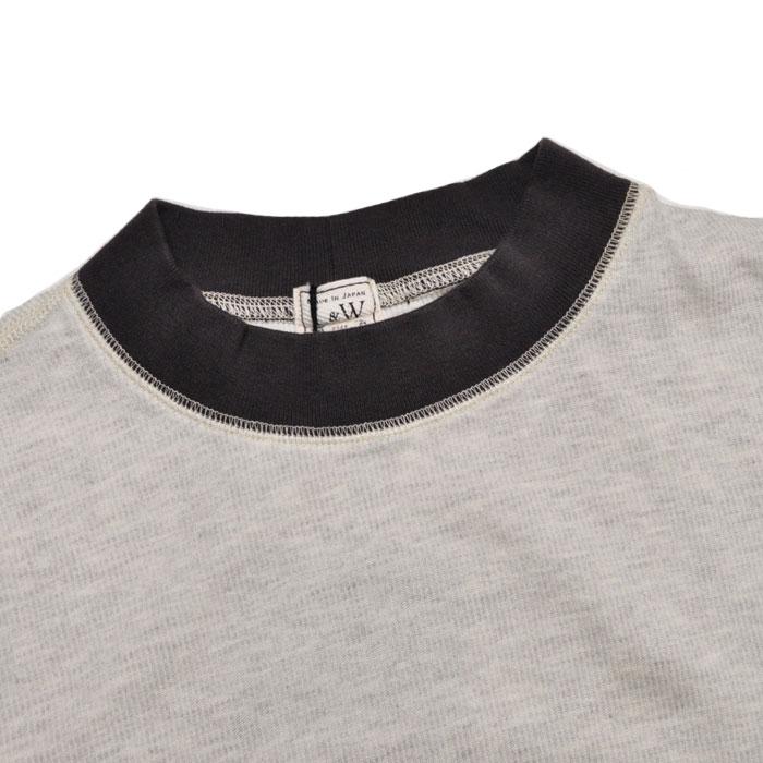 LOOP&WEFT Tシャツ DOUBLE FACE VINTAGE PINSTRIPE RIB KNIT L/S MOCK NECK LRC1106 : firstadium - 通販 ...