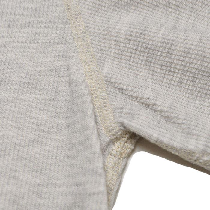 LOOP&WEFT Tシャツ DOUBLE FACE VINTAGE PINSTRIPE RIB KNIT L/S MOCK NECK ...