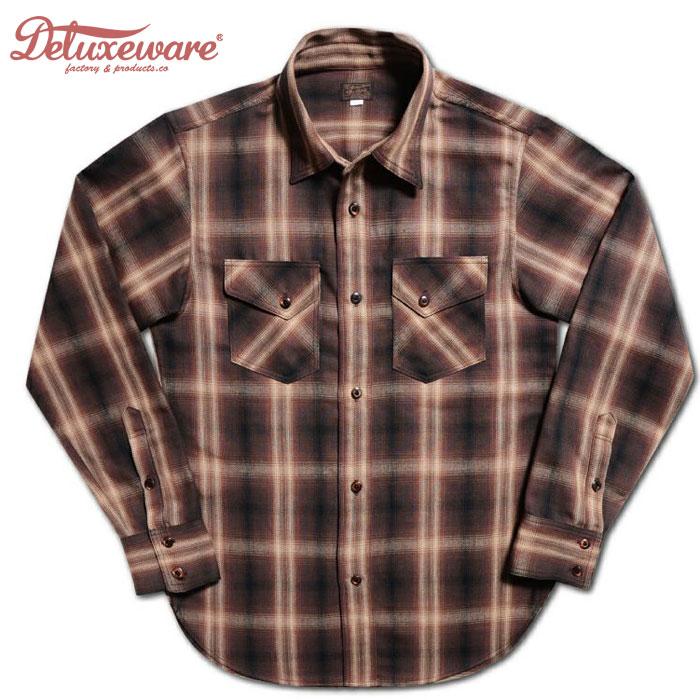 DELUXEWARE デラックスウエア シャツ MVS-10 DARK.OMBRE メンズ アメカジ : firstadium - 通販 - Yahoo!ショッピング