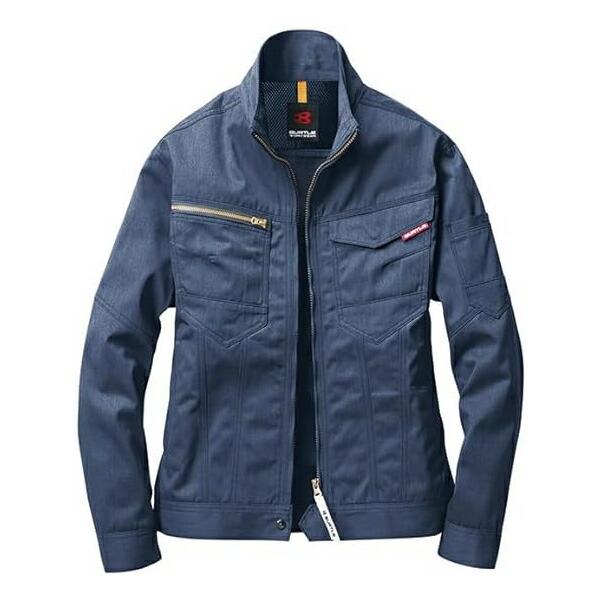 BURTLE バートル 作業着 作業服 1711・1712 上下セット 45.インディゴ(杢) ジャケット&カーゴパンツ : ファーストWORKヤフー店 - 通販 - Yahoo!ショッピング