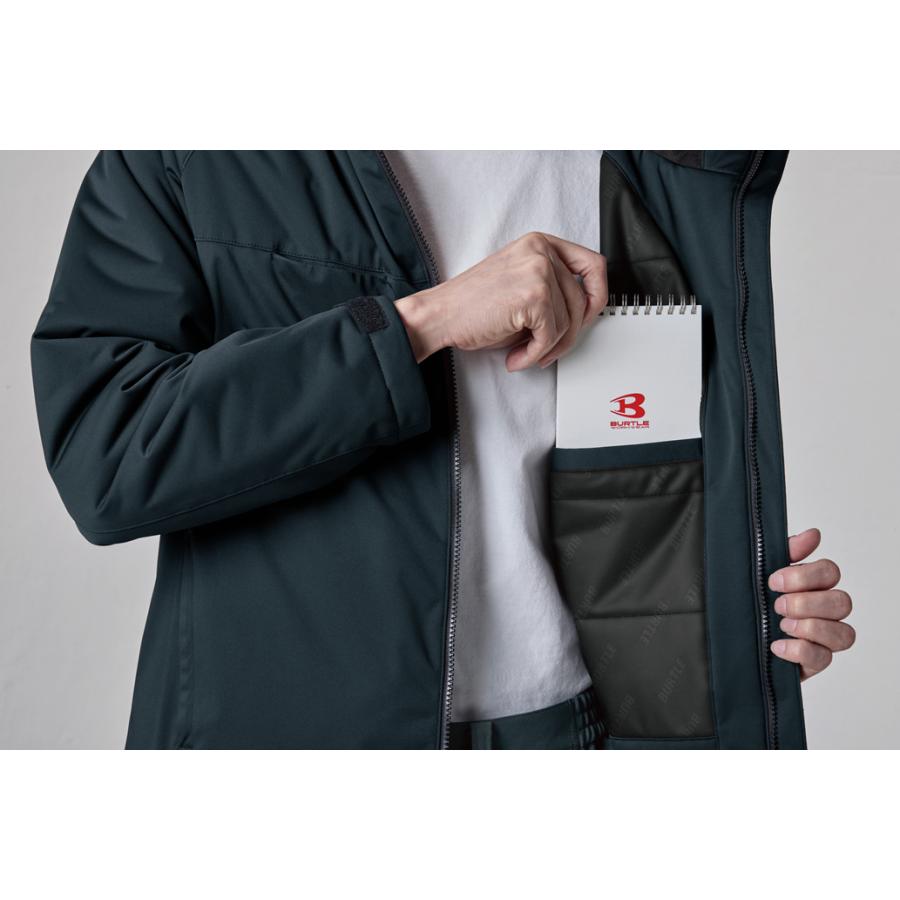 BURTLE バートル 3260 ストレッチフーディー防寒ジャケット ユニセックス サイズS〜3XL カラー4色 2024年秋冬 ストレッチ 耐水 防風性 強撥水加工【在庫有り ...