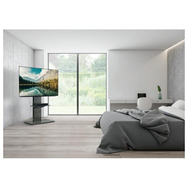 ハヤミ工産(TIMEZ) KF-955 【〜55V型】 自立TVスタンド テレビスタンド グレー木目 低床キャスター付き ハイタイプ [時間指定不可] : ファーストWORKヤフー店 - 通販 ...