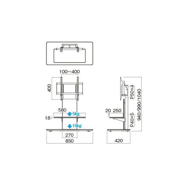 ハヤミ工産(TIMEZ) KF-970 【〜77V型】 自立TVスタンド テレビスタンド グレー木目 低床キャスター付き【在庫有り】 : ファーストWORKヤフー店 - 通販 - Yahoo ...