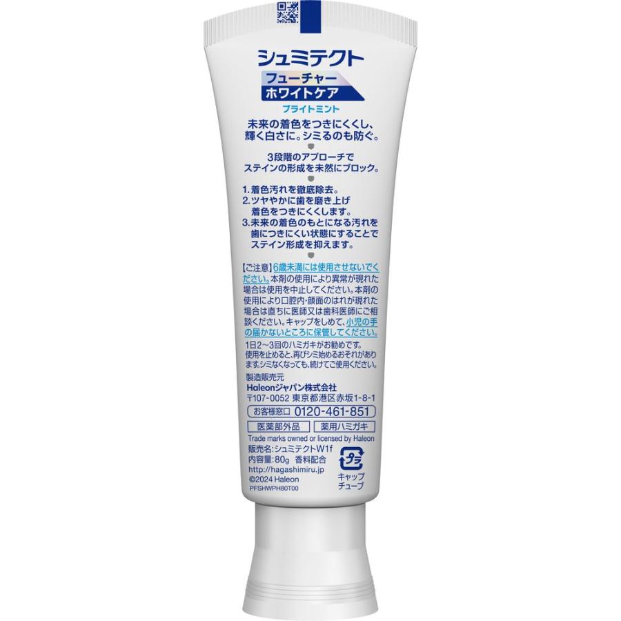 Haleon シュミテクト フューチャーホワイトケア ブライトミント〈1450ppm〉 [単品内容量/80g] | 歯磨き粉 シュミテ : ファーストWORKヤフー店 - 通販 - Yahoo ...