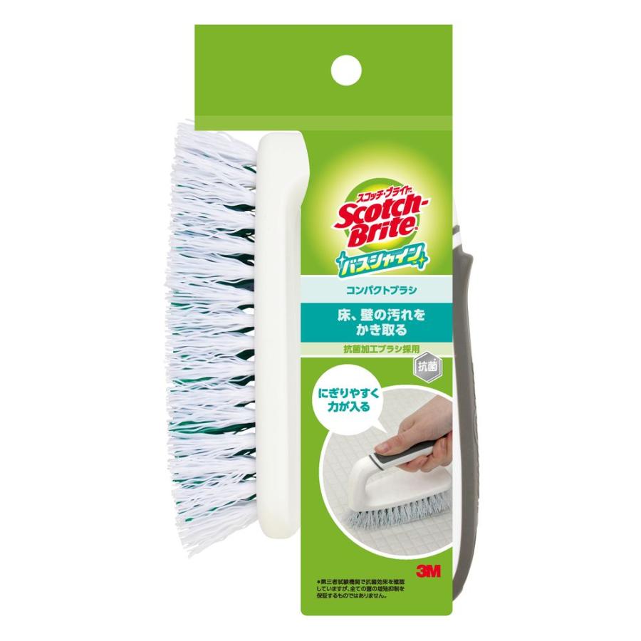 スリーエム スコッチ・ブライト バスシャインコンパクトブラシB-492J [単品内容量/1個] : ファーストWORKヤフー店 - 通販 - Yahoo!ショッピング