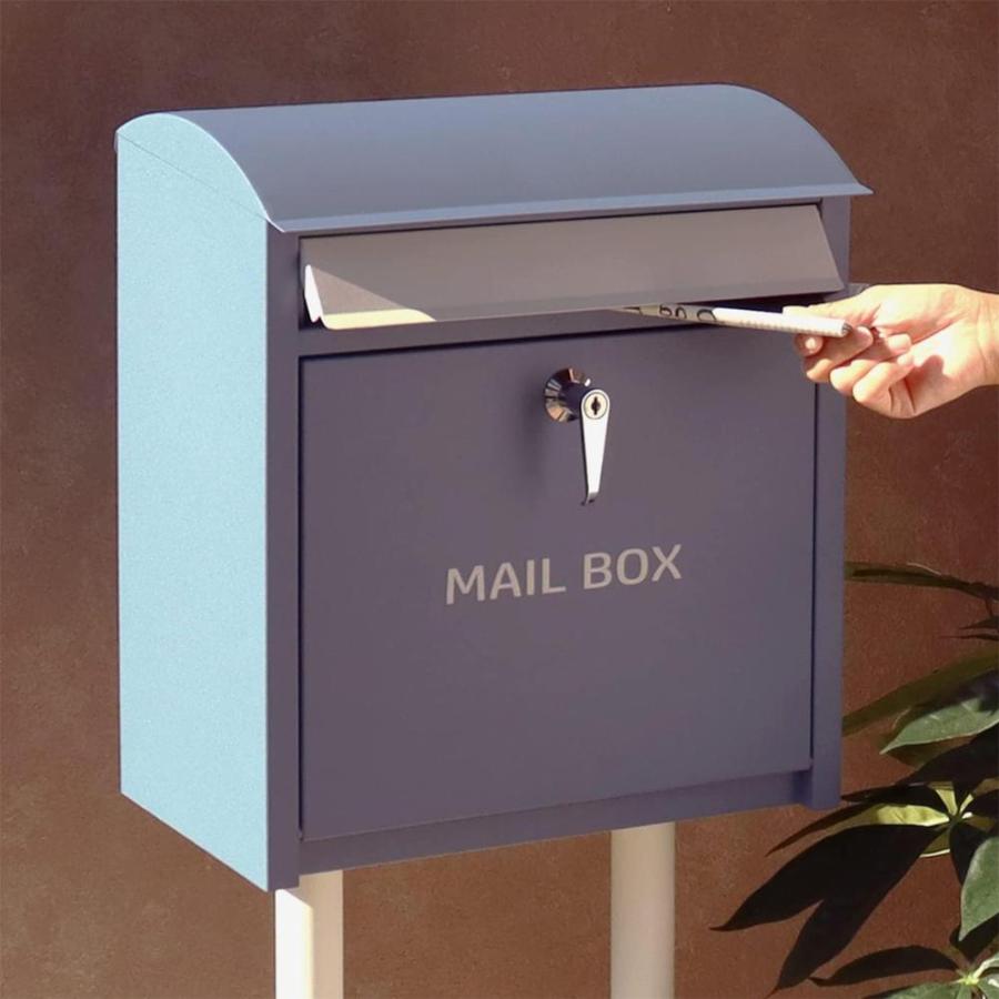 MOJYU スタンドポスト【Olga(オルガ)】(ラベンダーブルー) [SDM-002] : ファーストWORKヤフー店 - 通販 - Yahoo!ショッピング