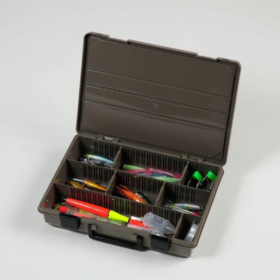 中山福 ベストコ ストレージ 収納ボックス 仕切付 小物収納 パーツ カーキ MA-4031 Boite [MA-4031] : ファーストWORKヤフー店 - 通販 - Yahoo!ショッピング