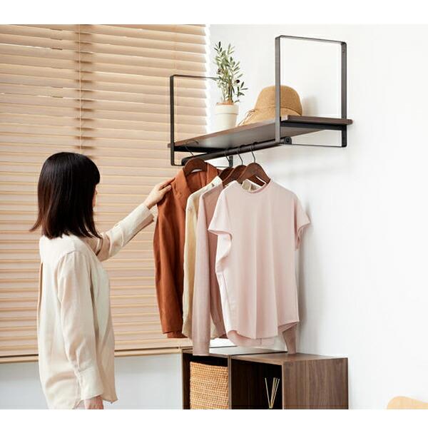 ナスタ(NASTA) ウォールシェルフ KS-WS910-WN 幅910mmタイプ カラー：ブラック×ウォールナット : ファーストWORKヤフー店 - 通販 - Yahoo!ショッピング