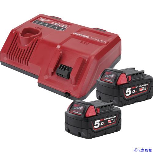 milwaukee M18 (2) 5.0Ah SCスタートキット M1218NRG502SC(5717153) : ファーストWORKヤフー店 - 通販 - Yahoo!ショッピング