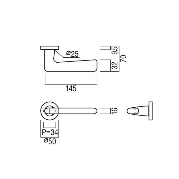 UNION（ユニオン）[イノヴ・イノブ] 建築用金物 レバーハンドル UL1019-002 : union-ul1019-002 : ファーストWORKヤフー店 - 通販 - Yahoo!ショッピング