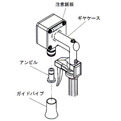 山田機械工業 ビーバーマジックハンマー 杭打機(くい打ち) RP-021ML (ガイドパイプ・アンビル Φ40付) [配送制限商品 ...