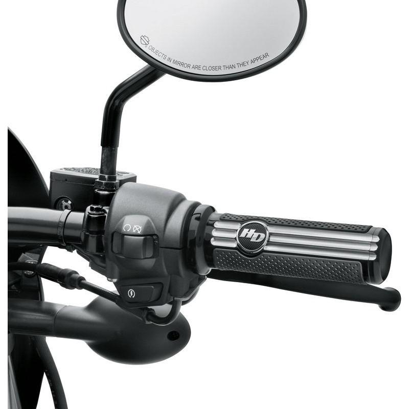 Harley-Davidson Defiance Hand Grips、Black Anodized Machine Cut ...