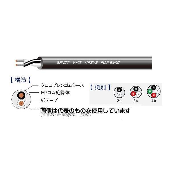 富士電線工業 ゴムキャブタイヤケーブル 20m巻 2PNCT 1.25SQX 2C 1巻(20m入) : ファーストヤフー店 - 通販 - Yahoo!ショッピング