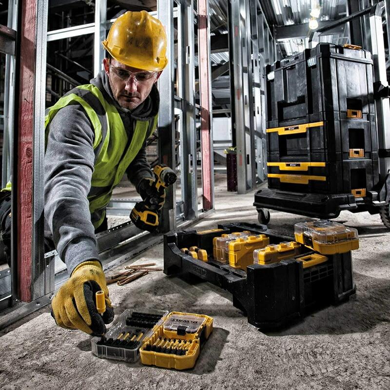 DEWALT デウォルト タフケース用 DT70716-QZセット DT70801-QZ 5セット付 TSTAKキャディボックス ティース ...