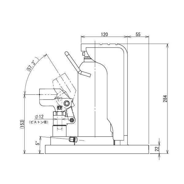 今野製作所(EAGLE イーグル) 爪つき油圧ジャッキ(標準) (旧型式：G-100) E-100 : ファーストヤフー店 - 通販 - Yahoo!ショッピング