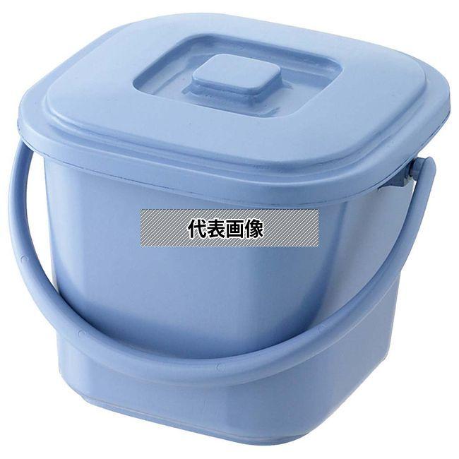 RISU(リス) ベルク 角バケツ 10KB 本体 ブルー 10L 305×270×H244mm 清掃/衛生用品 No.1961490 ...