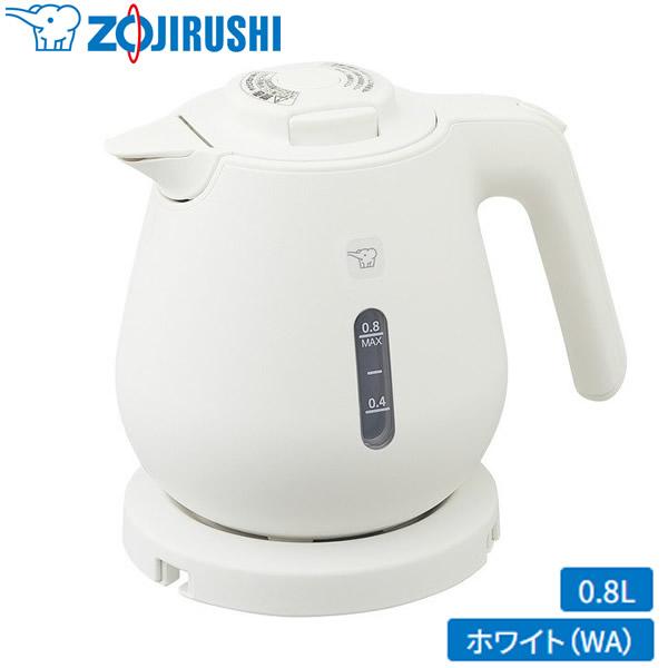限定数量特価 象印(ZOJIRUSHI) 電気ケトル 0.8L 1300W カラー：ホワイト CK-DA08-WA ハイパワー 新生活 家電 お湯【在庫有り】 : fi ...