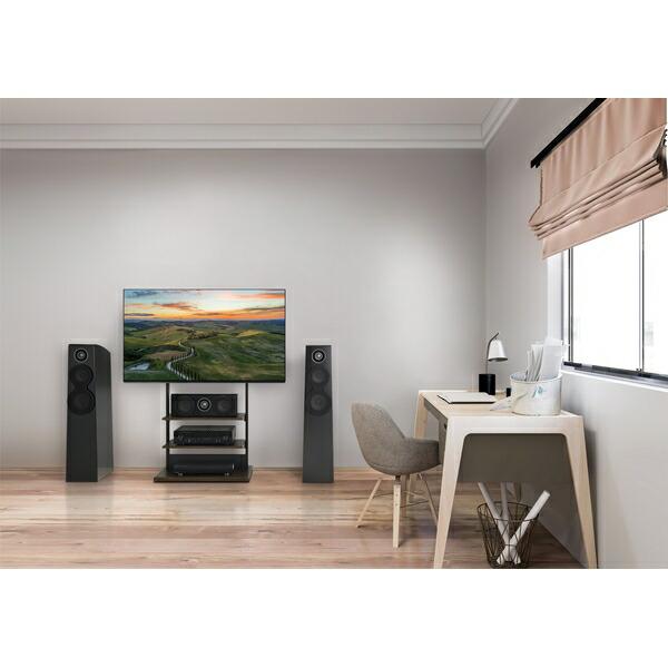 ハヤミ工産(TIMEZ) KF-770 【〜77V型】自立TVスタンド テレビスタンド ダークブラウン木目 低床キャスター付き [時間指定不可] : ファーストヤフー店 - 通販 ...