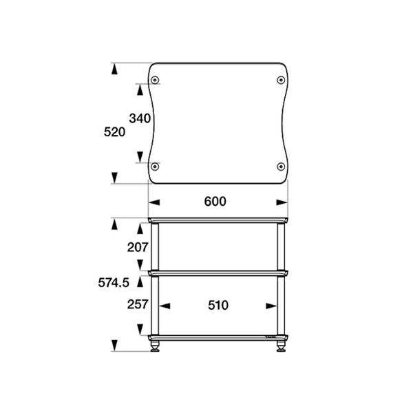 アイシン高丘(TAOC タオック) XL-3S-WD オーディオラック XLラック ダークウッド色 3段 [時間指定不可] :hayami-xl-3s-wd:ファーストヤフー店 - 通販 ...