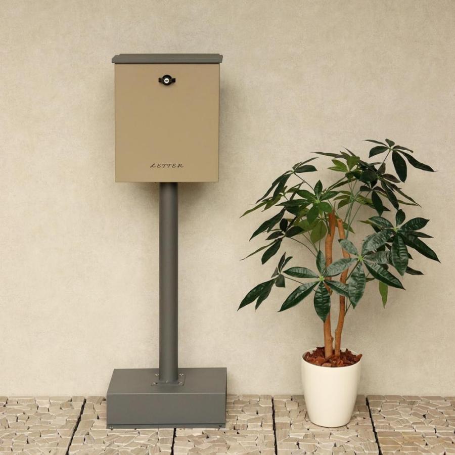 MOJYU スタンドポスト【Gino(ジーノ)】(ミルクティーベージュ) [SDM-086] : ファーストヤフー店 - 通販 - Yahoo!ショッピング