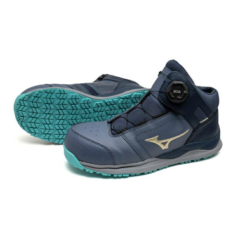 オールマイティ 限定カラー ミズノ 安全靴 ALMIGHTY HWII 81M BOA F1GA2501 (オールマイティ BOA) ミッドカット 3E相当 ワーキング メンズ【在庫有り ...