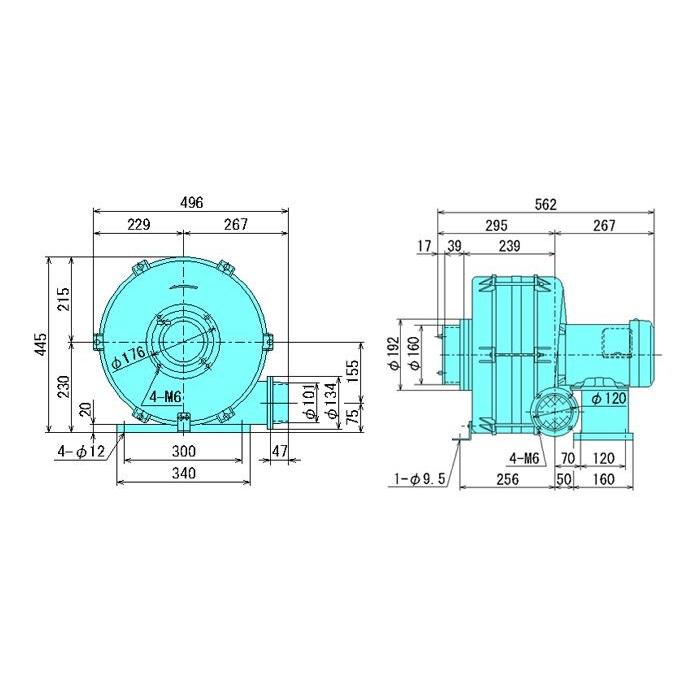 西村電機 TB-300E 三相200V 大形高圧送排風機 (50/60Hz選択) [配送制限商品] : ファーストヤフー店 - 通販 - Yahoo!ショッピング
