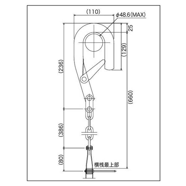 ORIRO(オリロー) 避難はしご 折りたたみ7型(ナスカン) 有効長：6600mm 21010007 [法人限定] : ファーストヤフー店 ...
