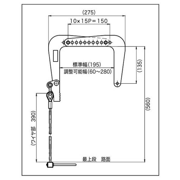 ORIRO(オリロー) 避難はしご 自在フック型 ワイヤー2号 有効長：4802mm 21030102 [法人限定] : ファーストヤフー店 - 通販 - Yahoo!ショッピング