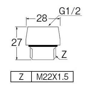 三栄水栓(SANEI) PT250-7 シャワーヘッドアダプター｜バスルーム用 ガスターシャワーホース⇔SAN-EIシャワーヘッド ：SB2962 :sanei-pt250-7:ファースト ...