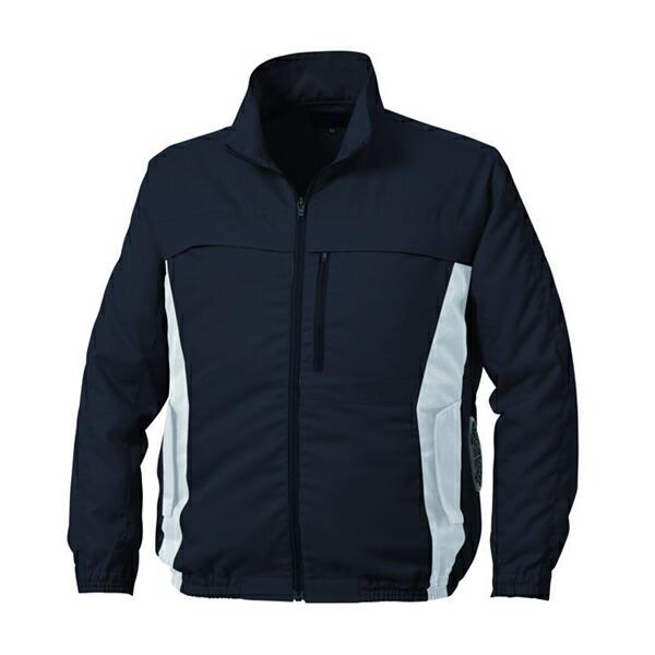 空調服(R) KU92340/チャコールグレー/4L + FA23112R70+BT23212+CB23312 バッテリーセット/ 長袖ブルゾン(エプロン付) +スターターキット/チャコール ...