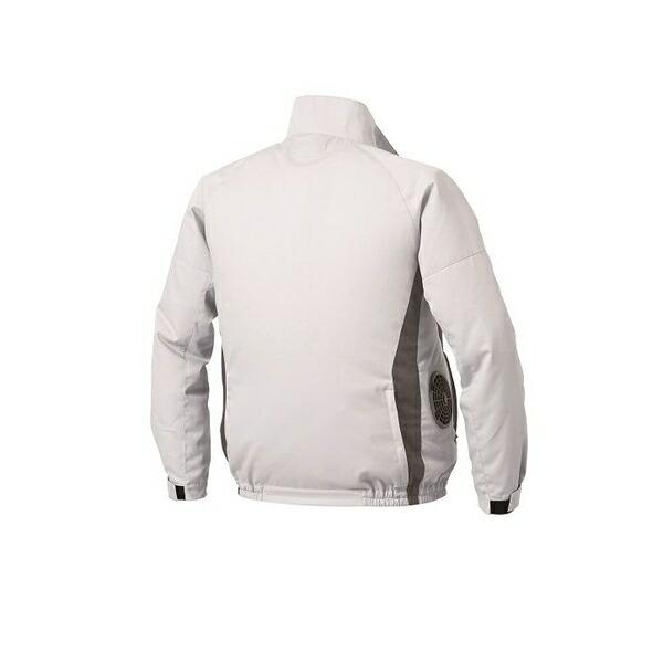 空調服(R) KU92340/チャコールグレー/4L + FA23112R70+BT23212+CB23312 バッテリーセット/ 長袖ブルゾン(エプロン付) +スターターキット/チャコール ...