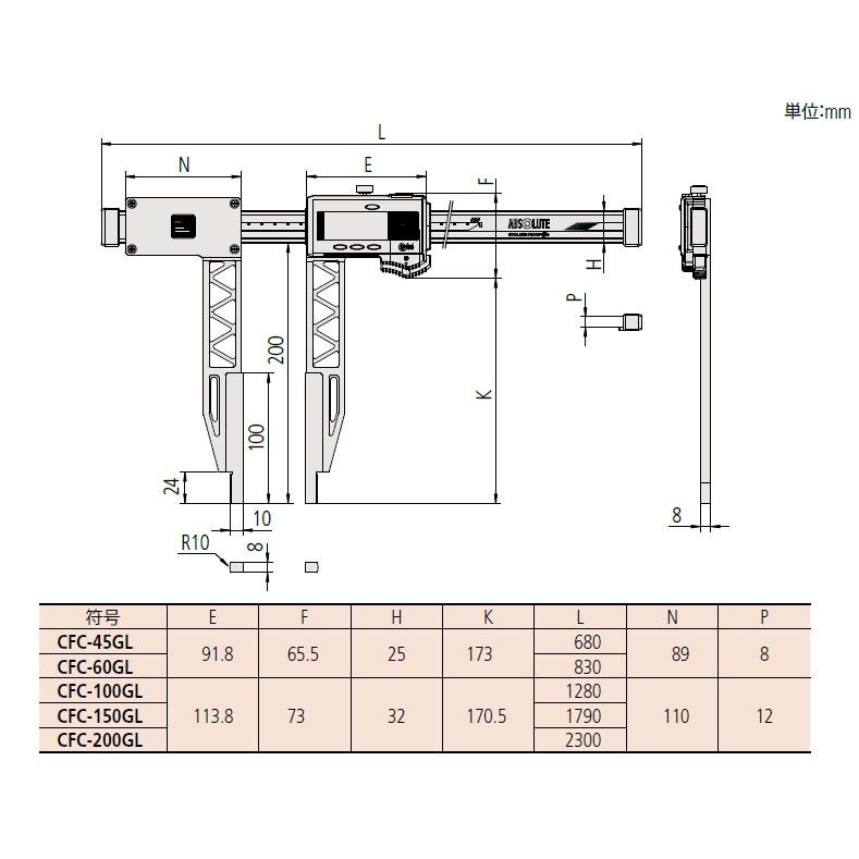 ミツトヨ(Mitutoyo) CFC-60GL(552-151-10) ABSクーラントプルーフカーボンキャリパ : ファーストヤフー店 - 通販 - Yahoo!ショッピング